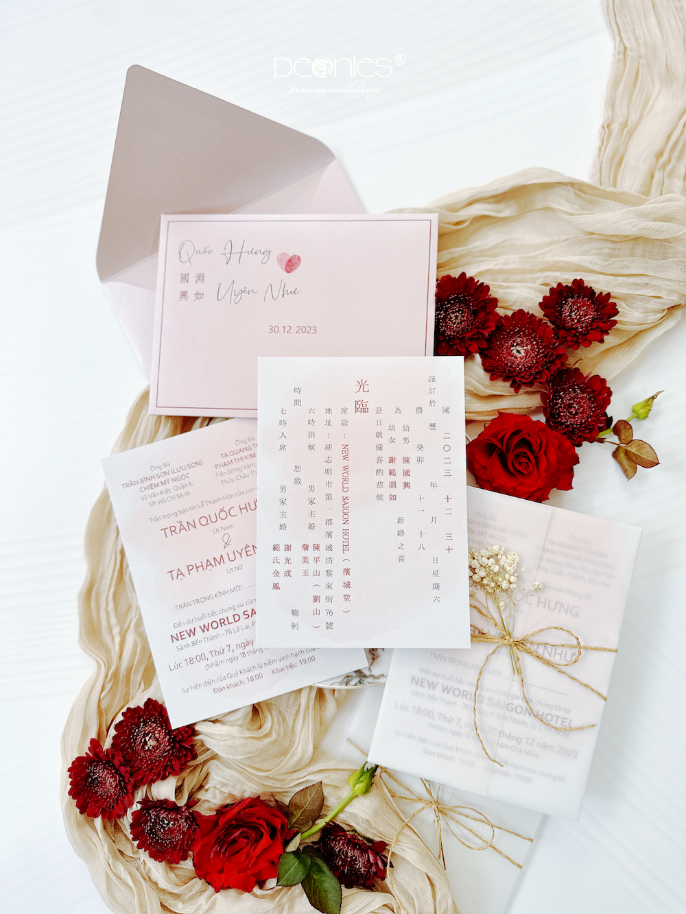 Thiep Cuoi Saigon Wedding